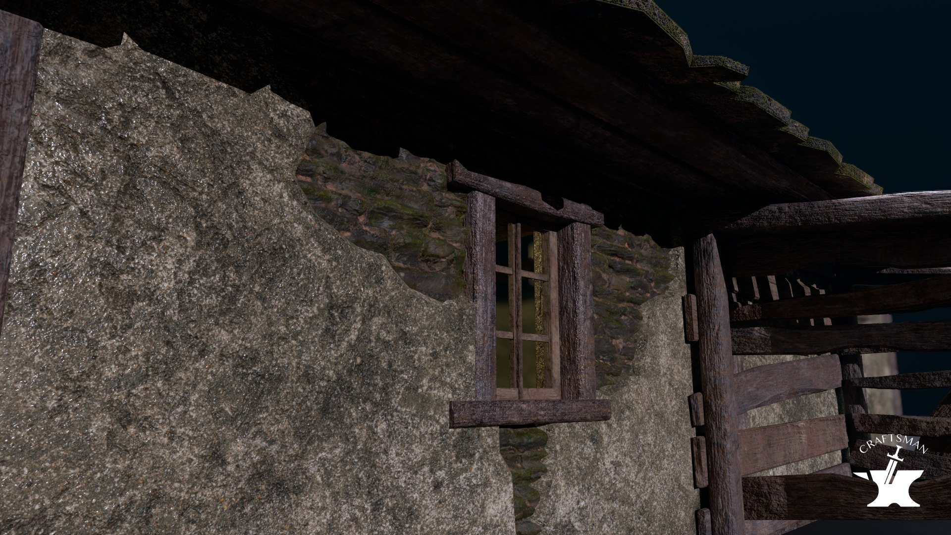 3D model Realistic Medieval House - TurboSquid 2111477