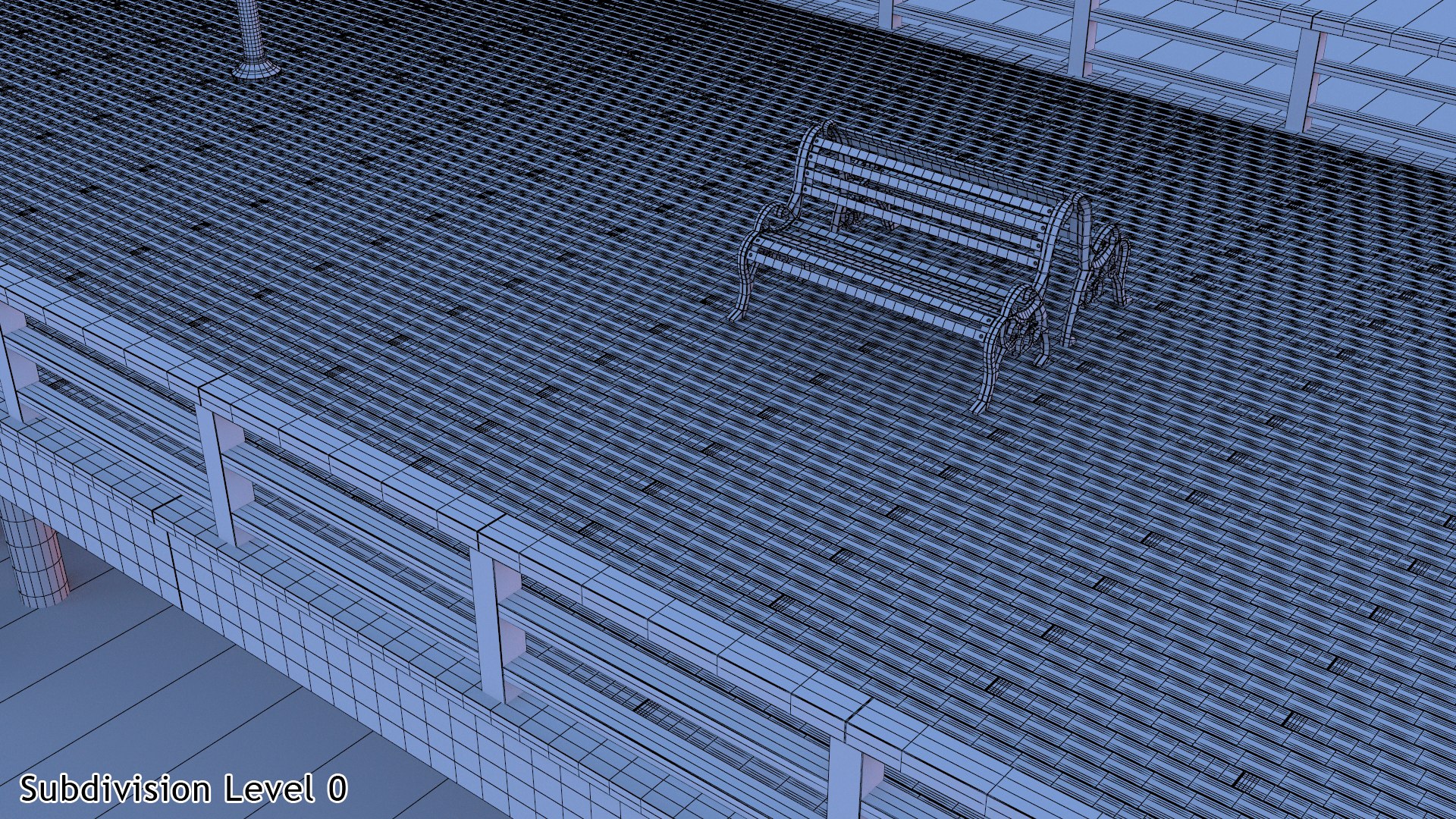 Wooden Pier Bridge Model - TurboSquid 1552872