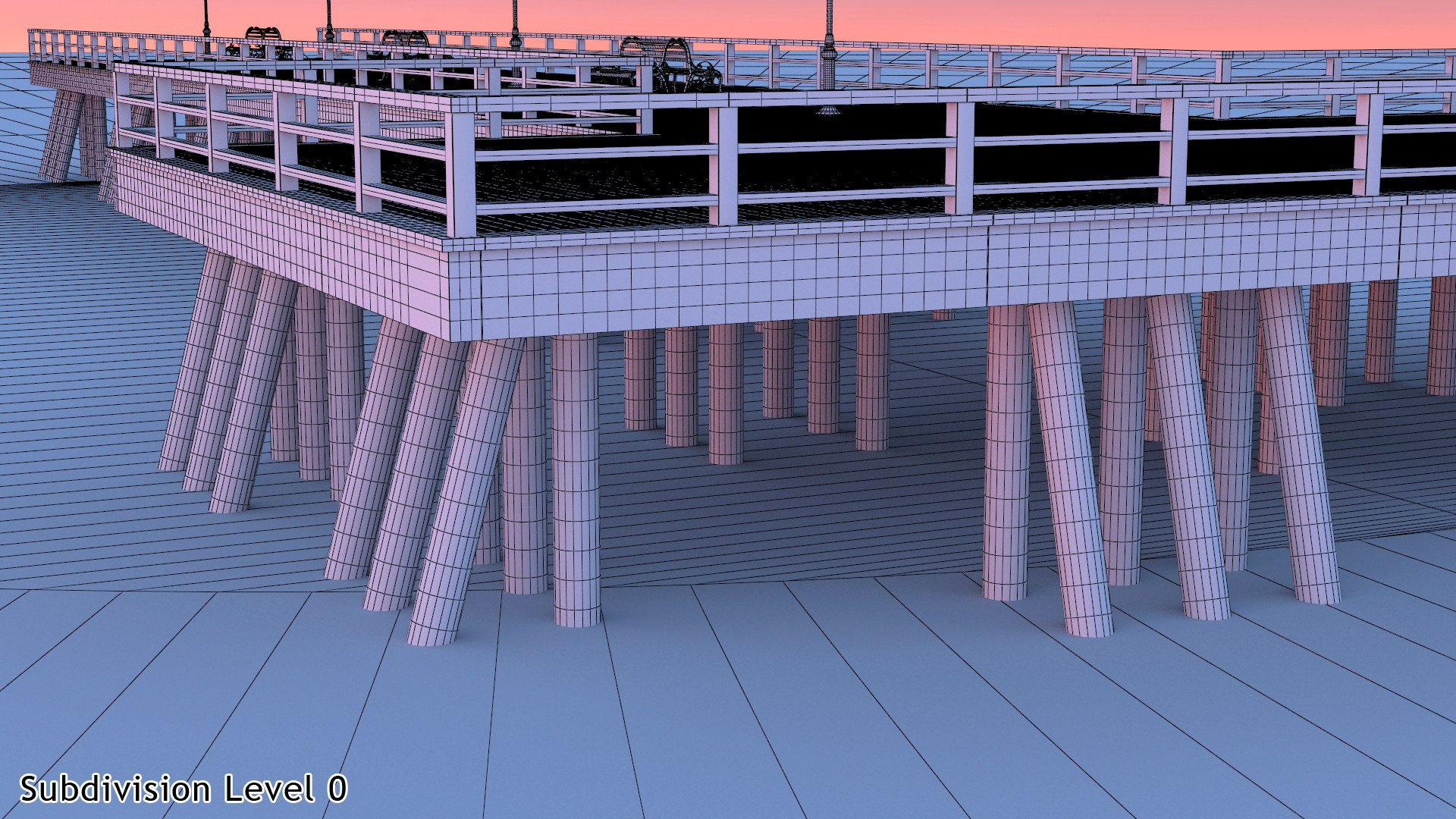 Wooden Pier Bridge Model - TurboSquid 1552872