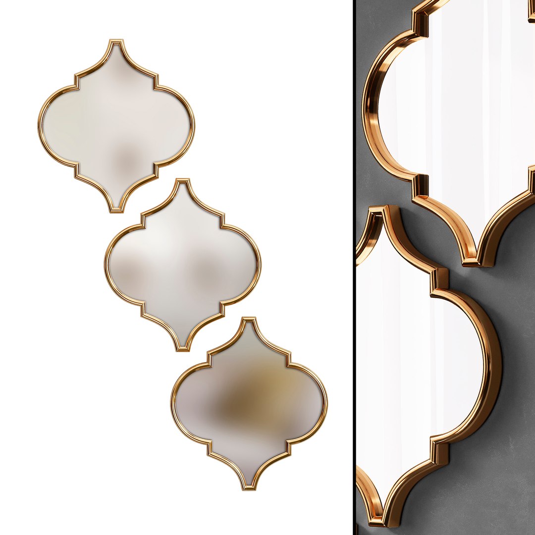 3D Mirrors Set 153 - TurboSquid 1822691