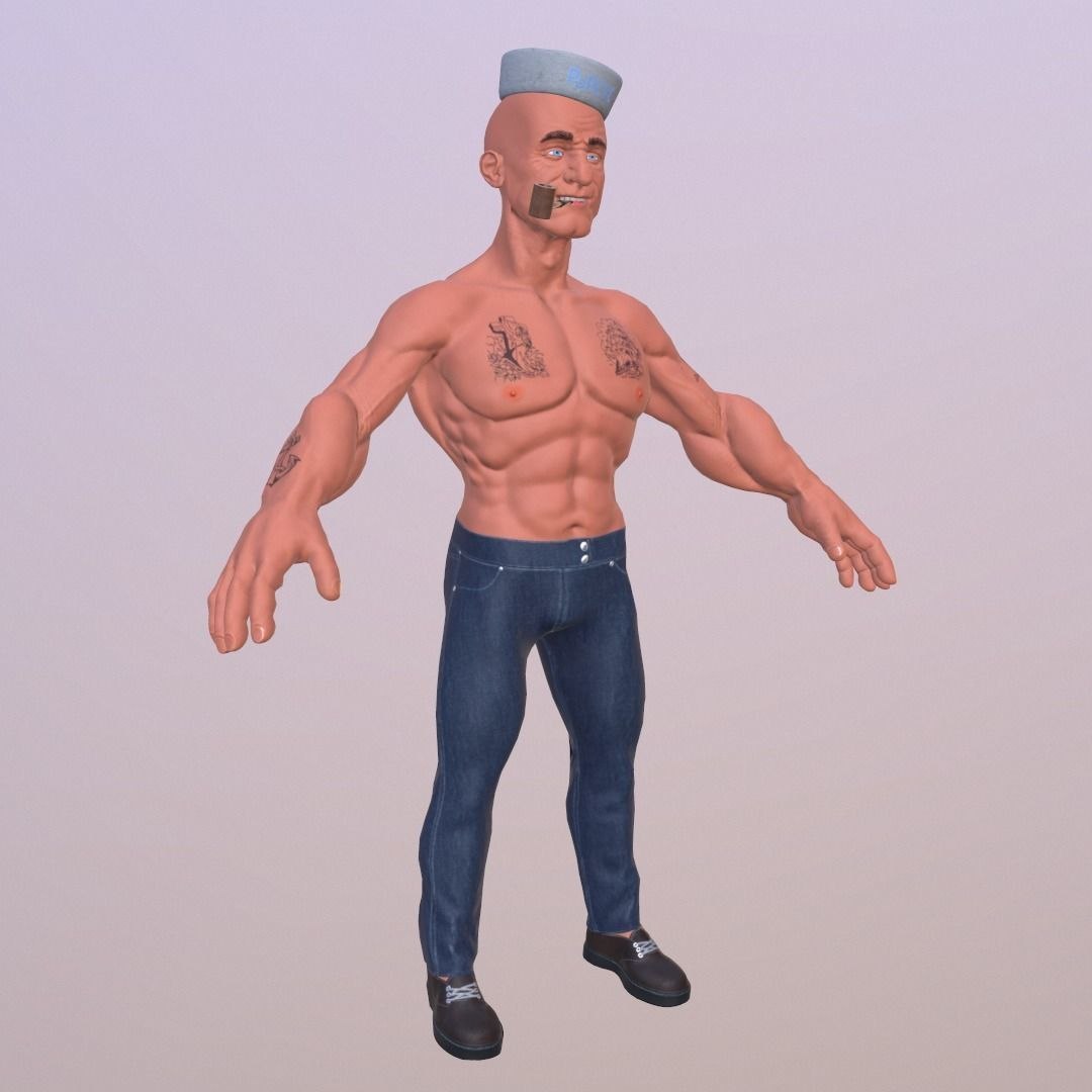 3D Sailor Model - TurboSquid 1374542