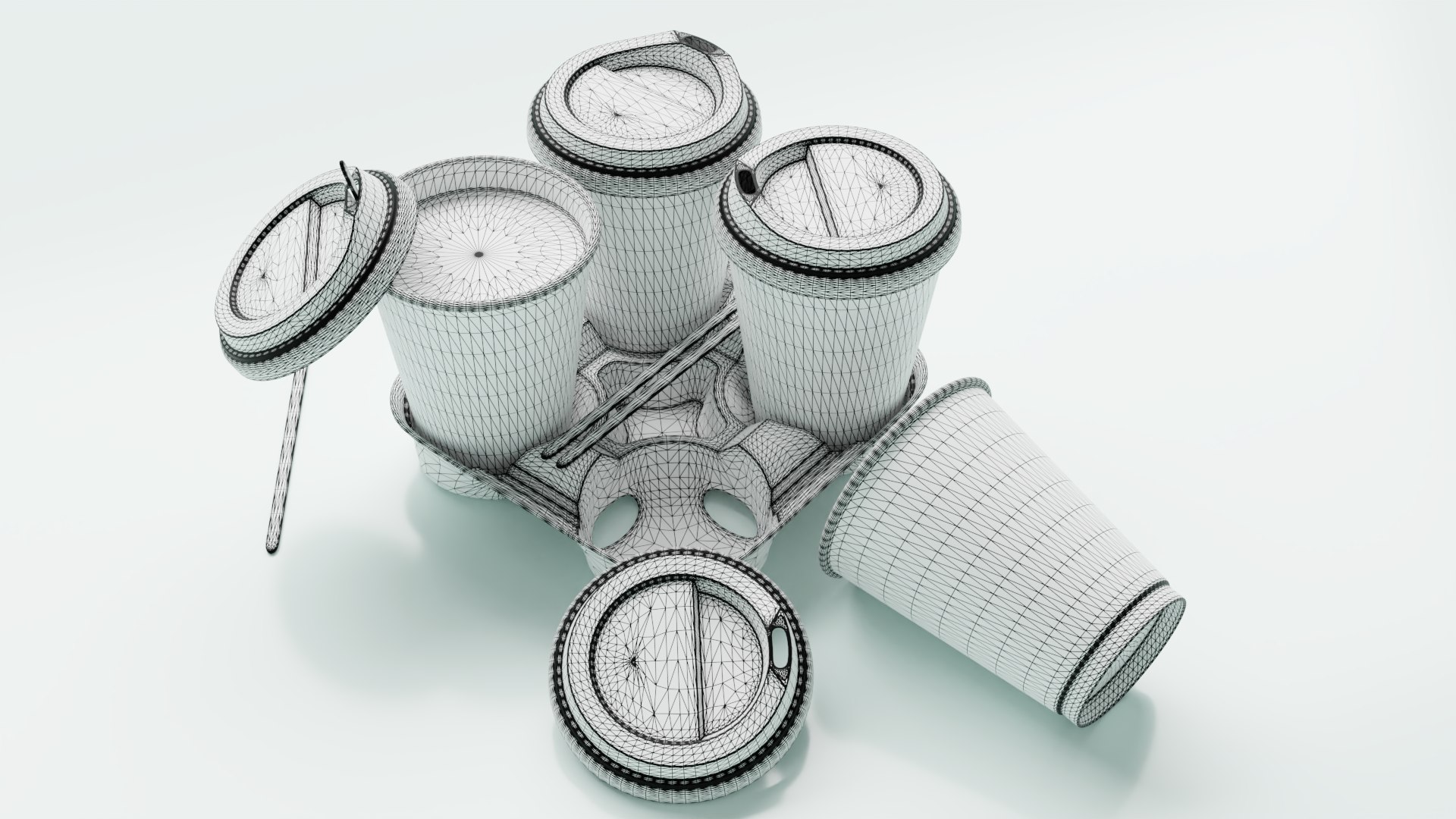 Coffee Cups 3D Model - TurboSquid 2020419