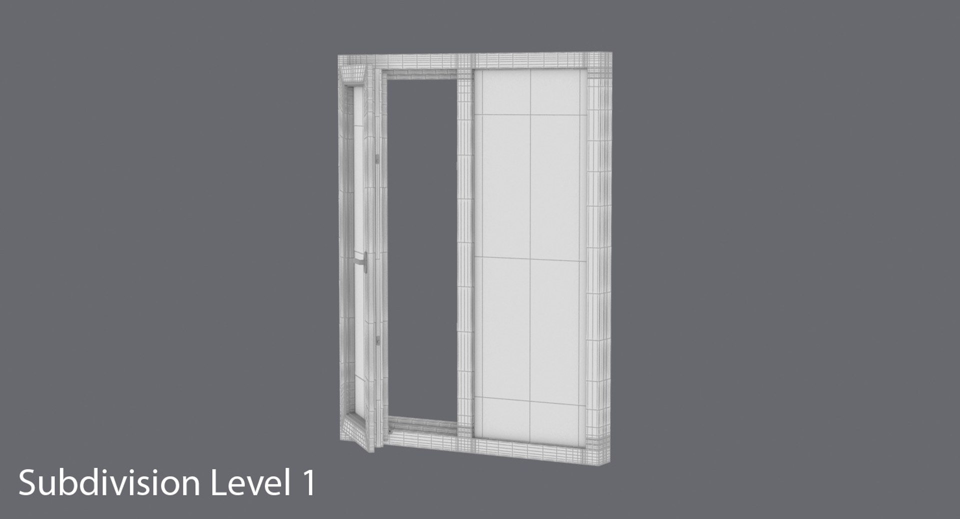 3D standard-windows---window-1-half-open - TurboSquid 1246357