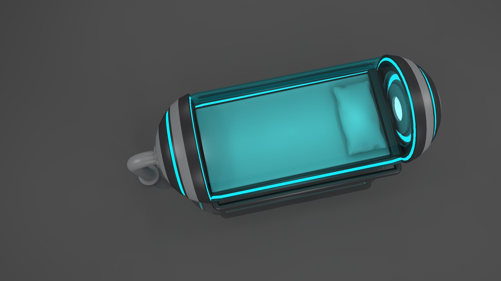 3D Model Sci Fi Bed - TurboSquid 2345901