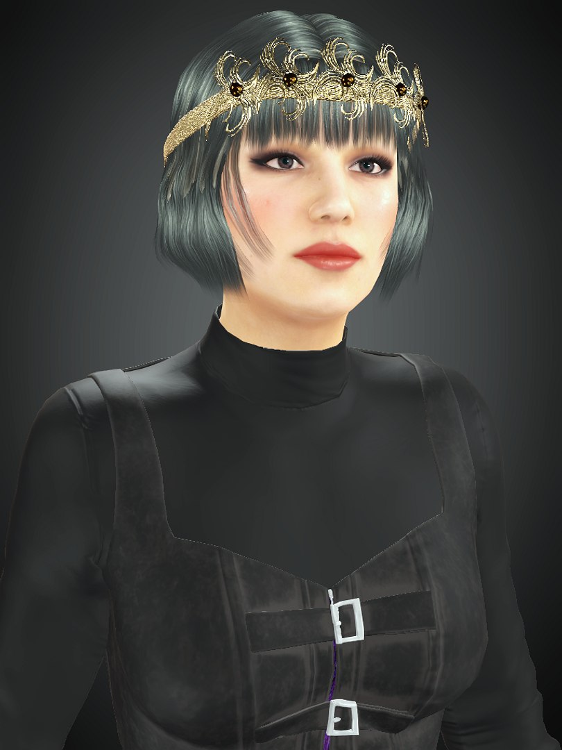 Realistic Rigged Supper Action Girl-Mira Character 3D Model 3D ...