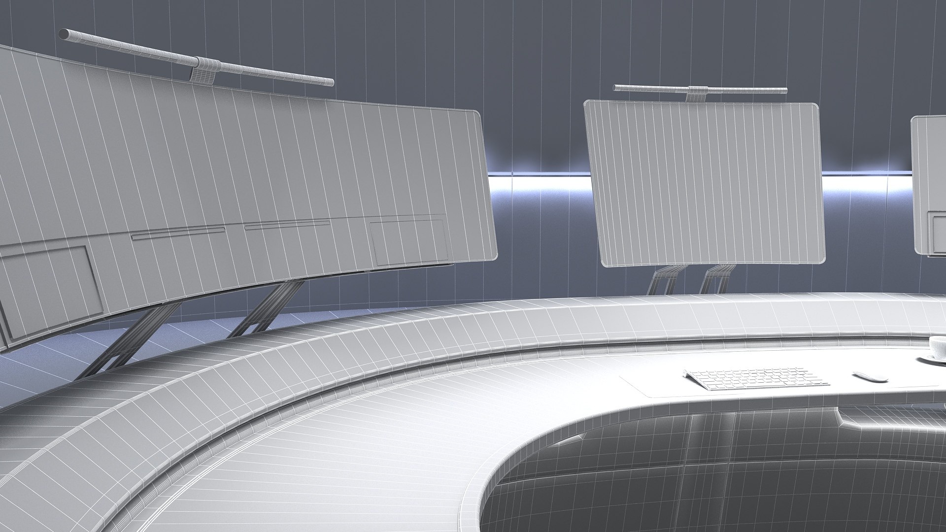 3D Model Small Control Room - TurboSquid 2243233