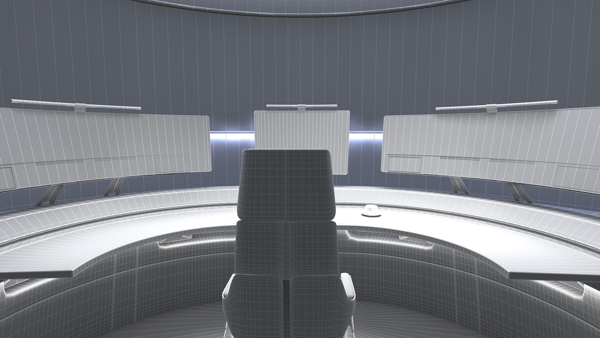3D Model Small Control Room - TurboSquid 2243233