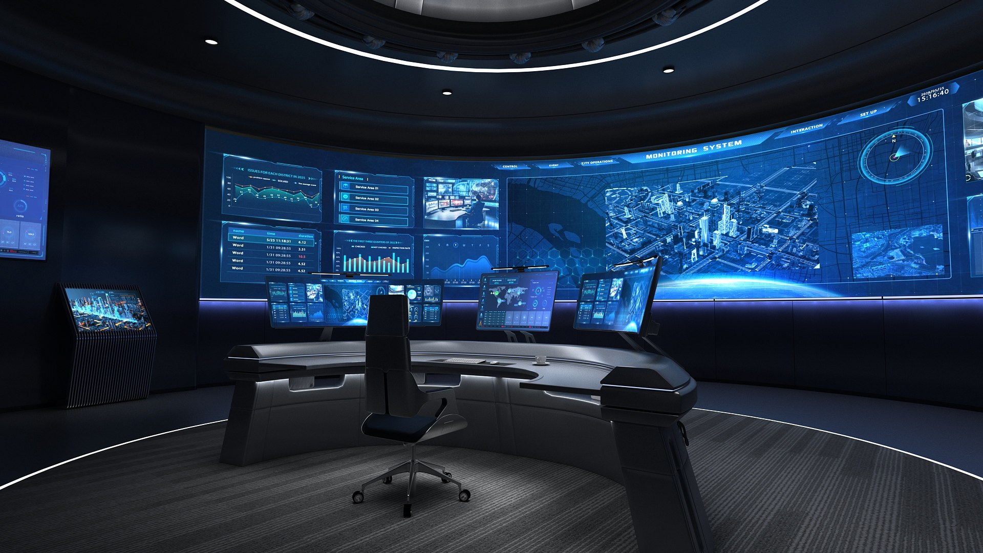 3D Model Small Control Room - TurboSquid 2243233