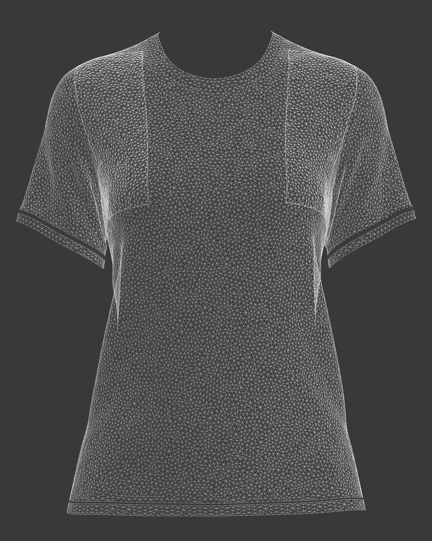 Ladies Print Tops 3D Model - TurboSquid 1940201