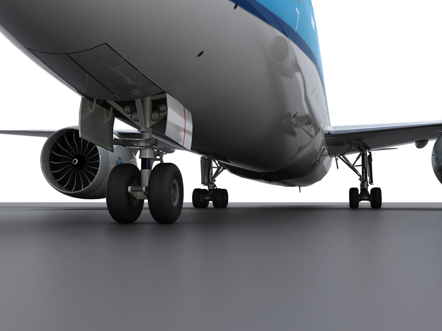 aircraft klm 3d max