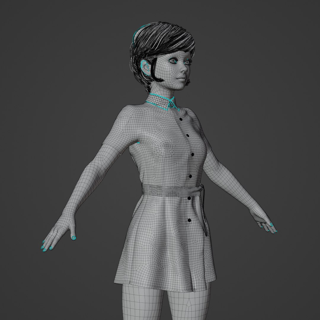 Nurse Realistic Character 3D model - TurboSquid 2026566
