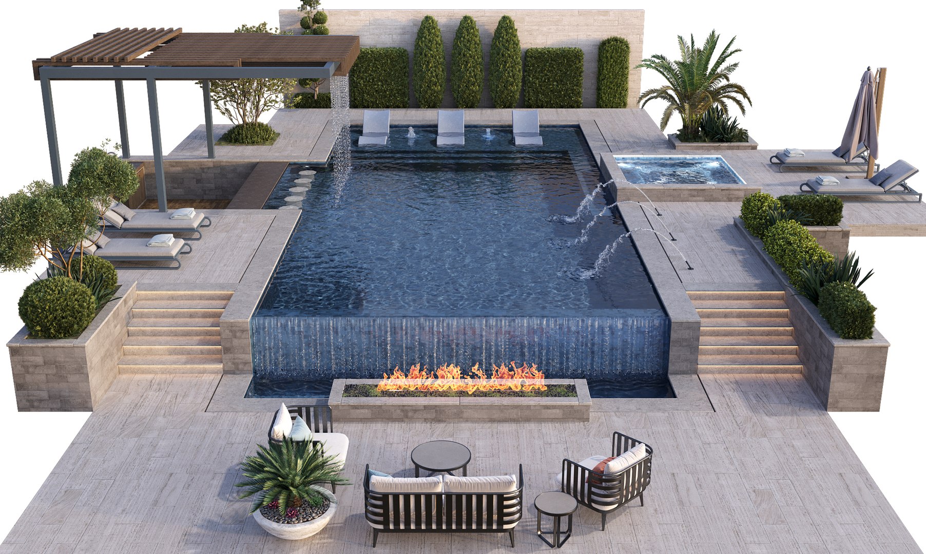 Swimming Pool 11 3D model - TurboSquid 2179204