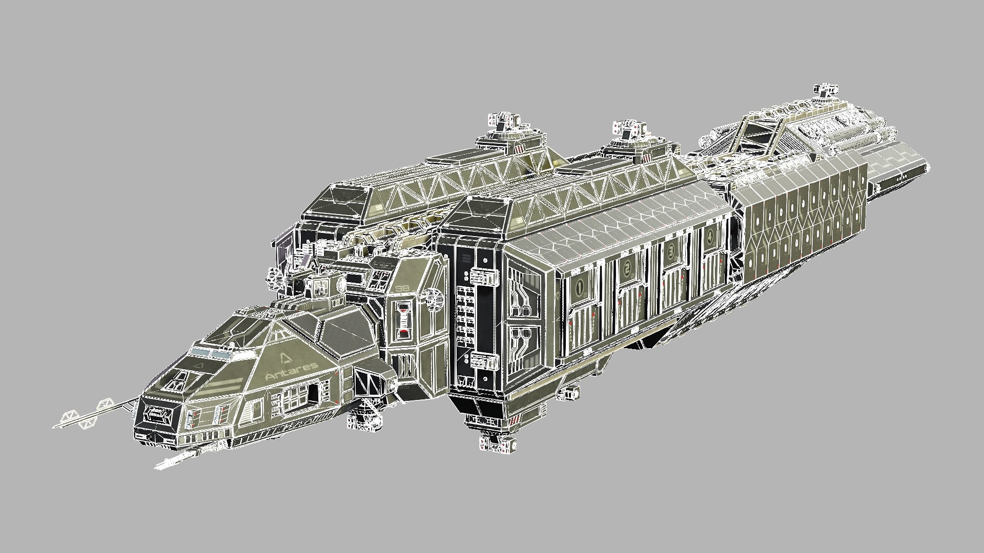 3D Model Spaceship - Ship A - TurboSquid 1982706