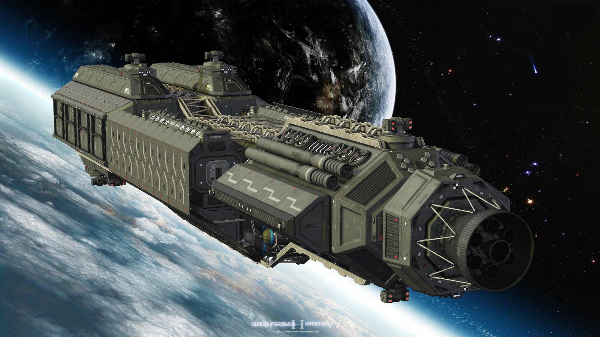 3D Model Spaceship - Ship A - TurboSquid 1982706