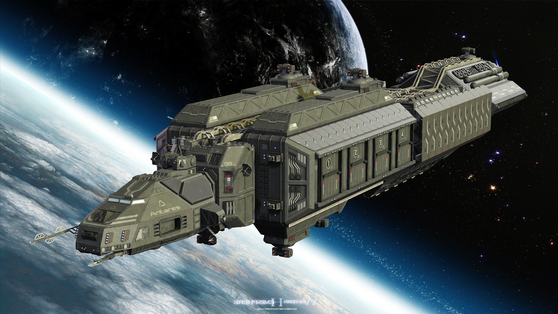 3D Model Spaceship - Ship A - TurboSquid 1982706