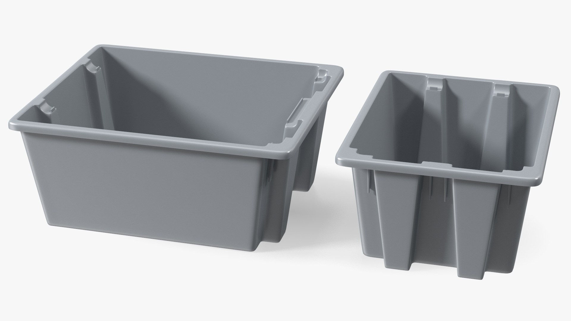 3D Stack and Nest Totes model - TurboSquid 2071656