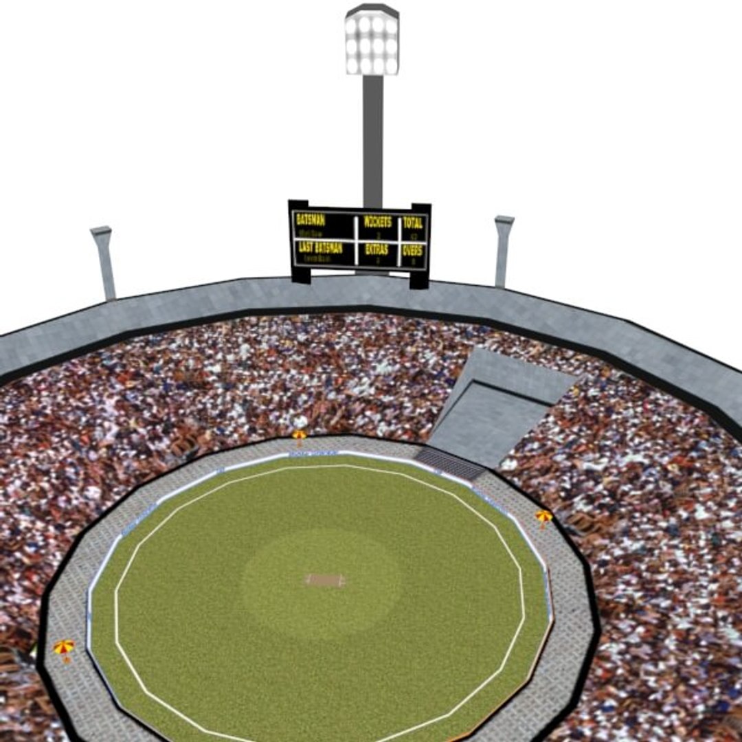 3d Model Cricket Stadium
