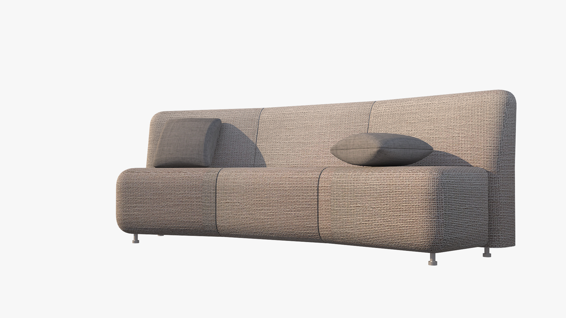 3D curved sofa model - TurboSquid 1635522