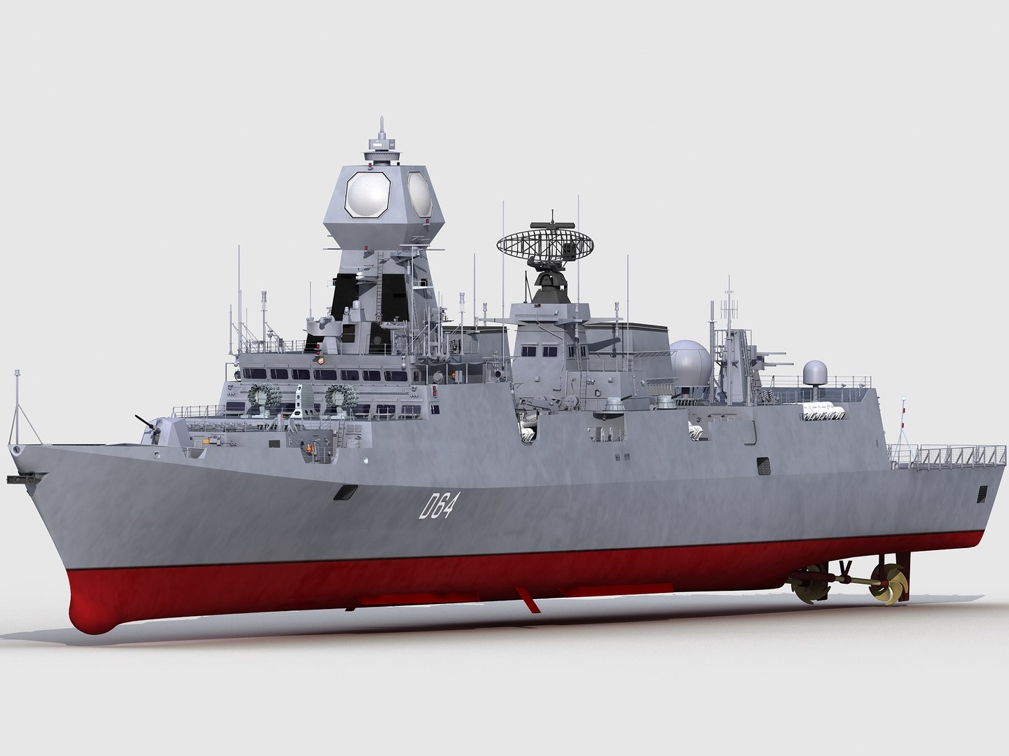 D-64 Kochi Kolkata class 3D 모델 - TurboSquid 1983478