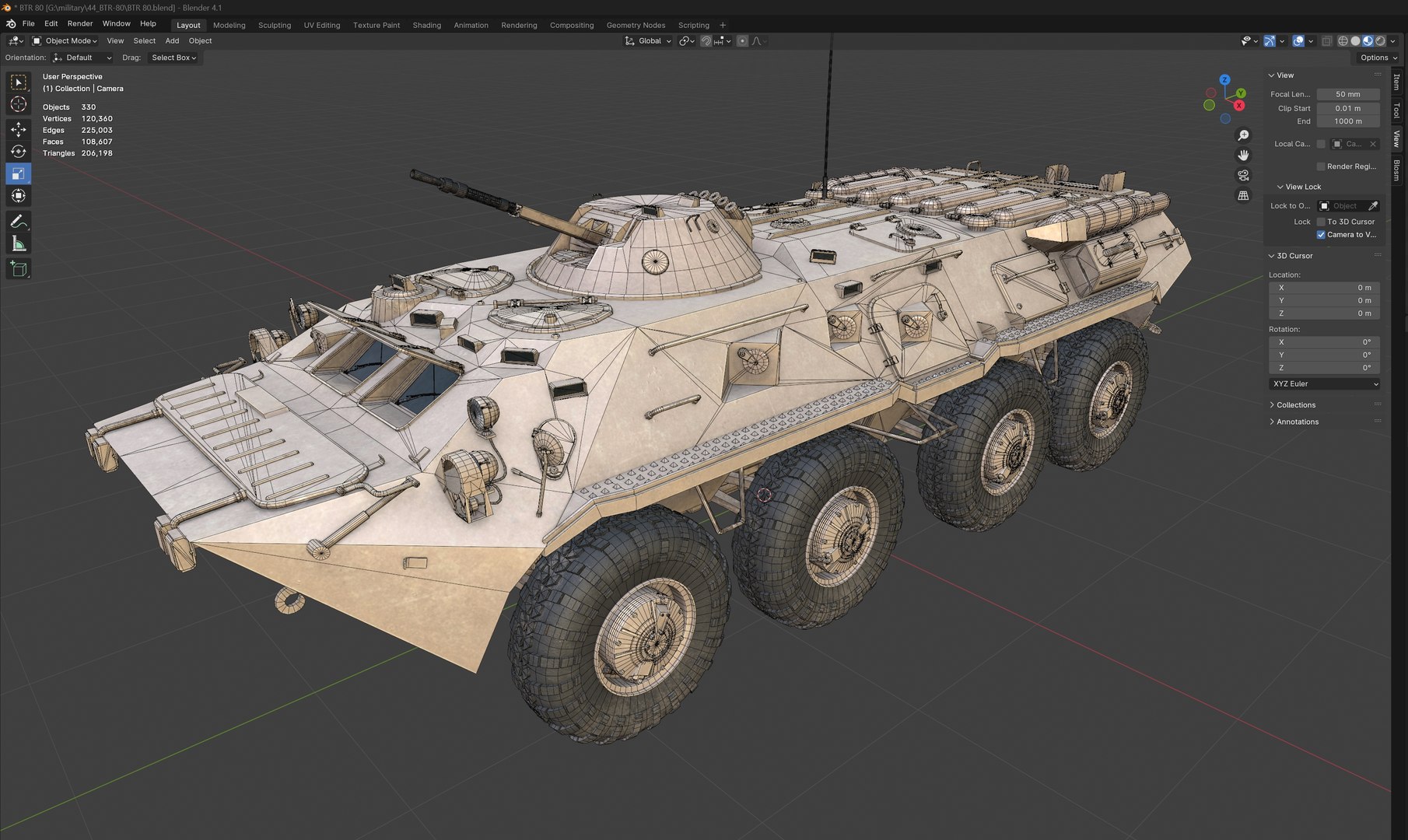 3D 10 Military Vehicles Collection V8 Model - TurboSquid 2273294