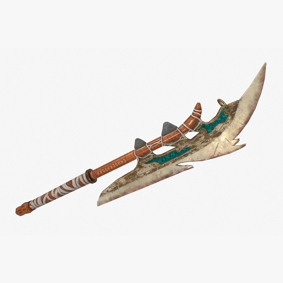 Bone axe 3D model - TurboSquid 1709759