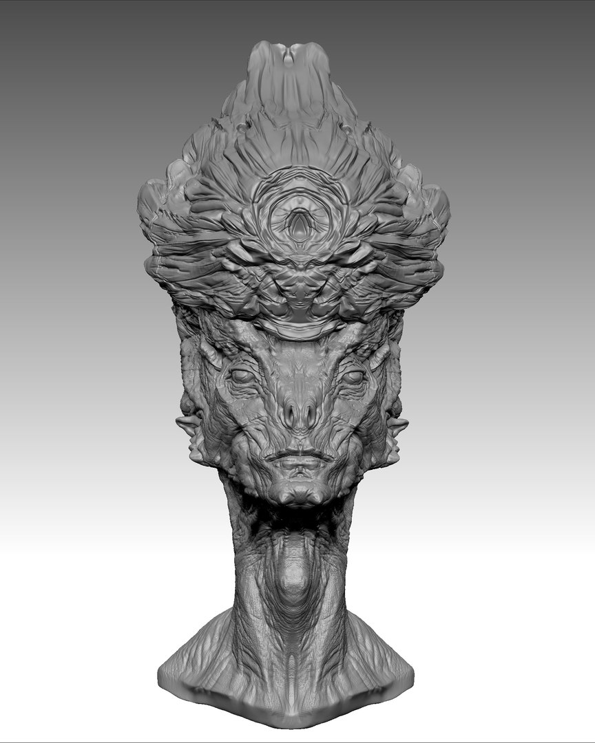 Alien Head 3D Model | 1142791 | TurboSquid