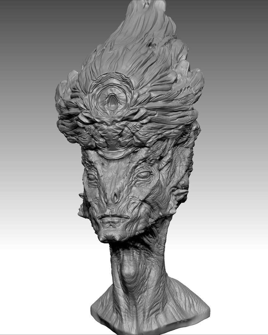 Alien Head 3D Model | 1142791 | TurboSquid