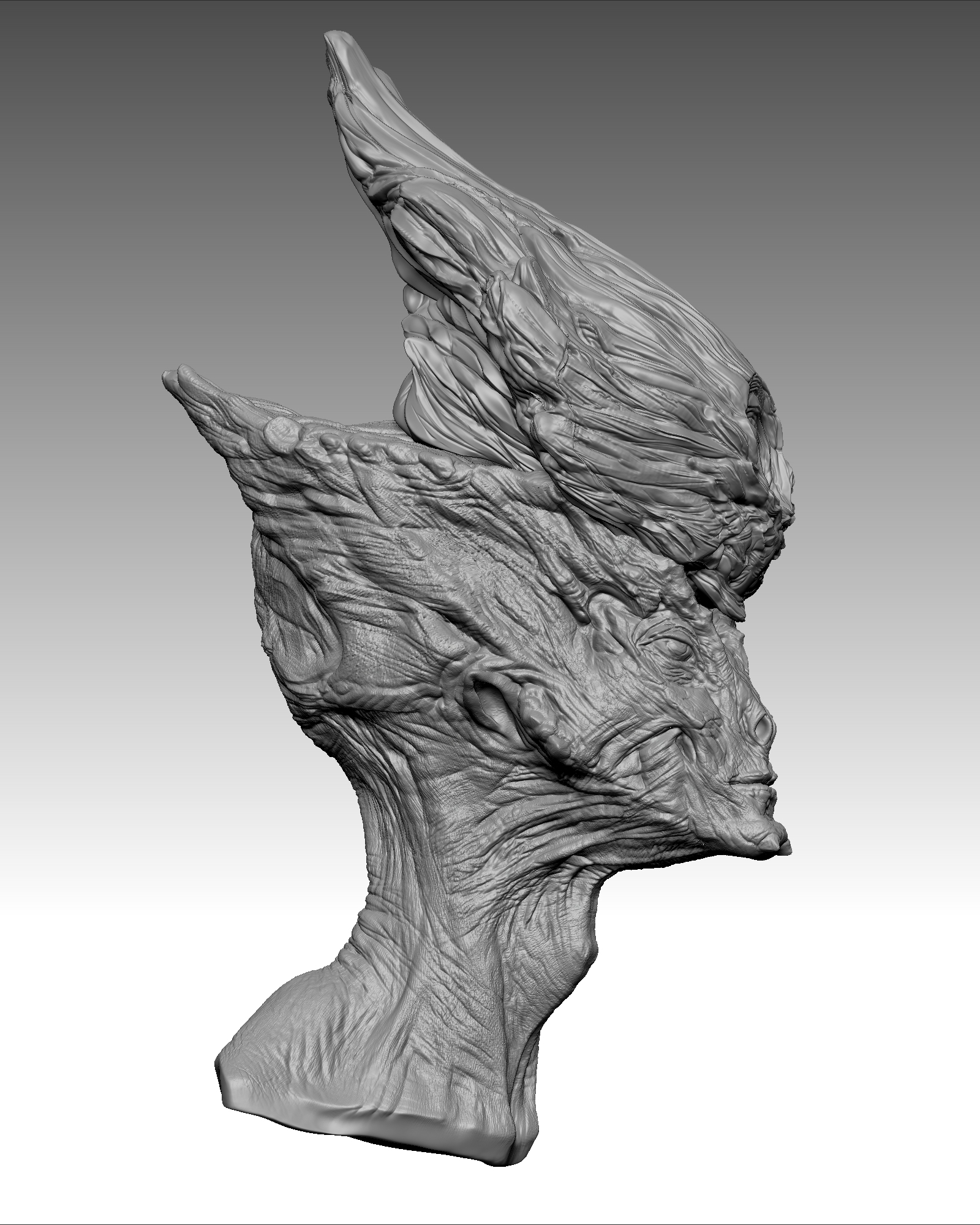Alien head 3D model | 1142791 | TurboSquid