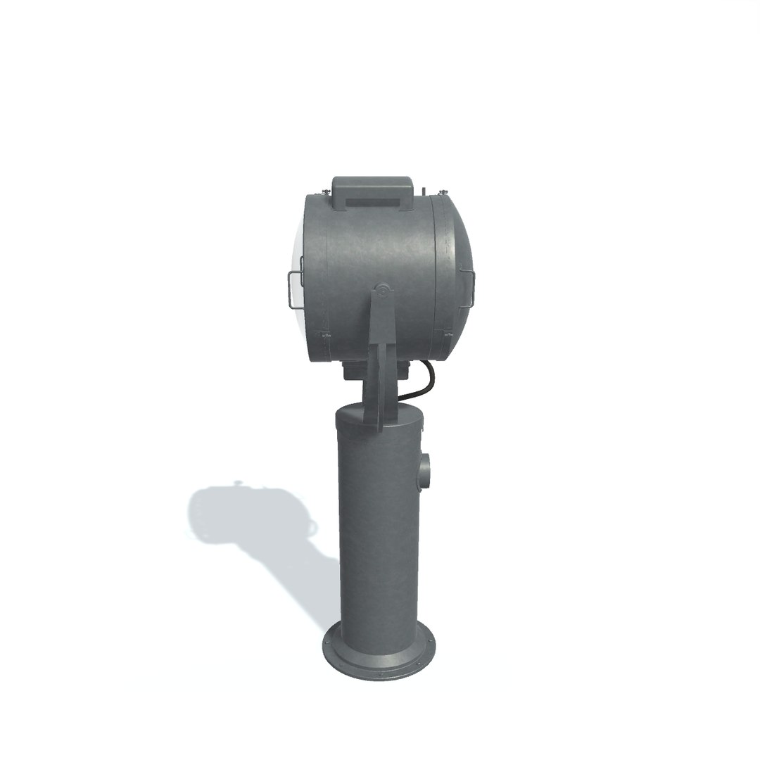 Ship Searchlight Mspl-45 2-m 3D Model - TurboSquid 1388371