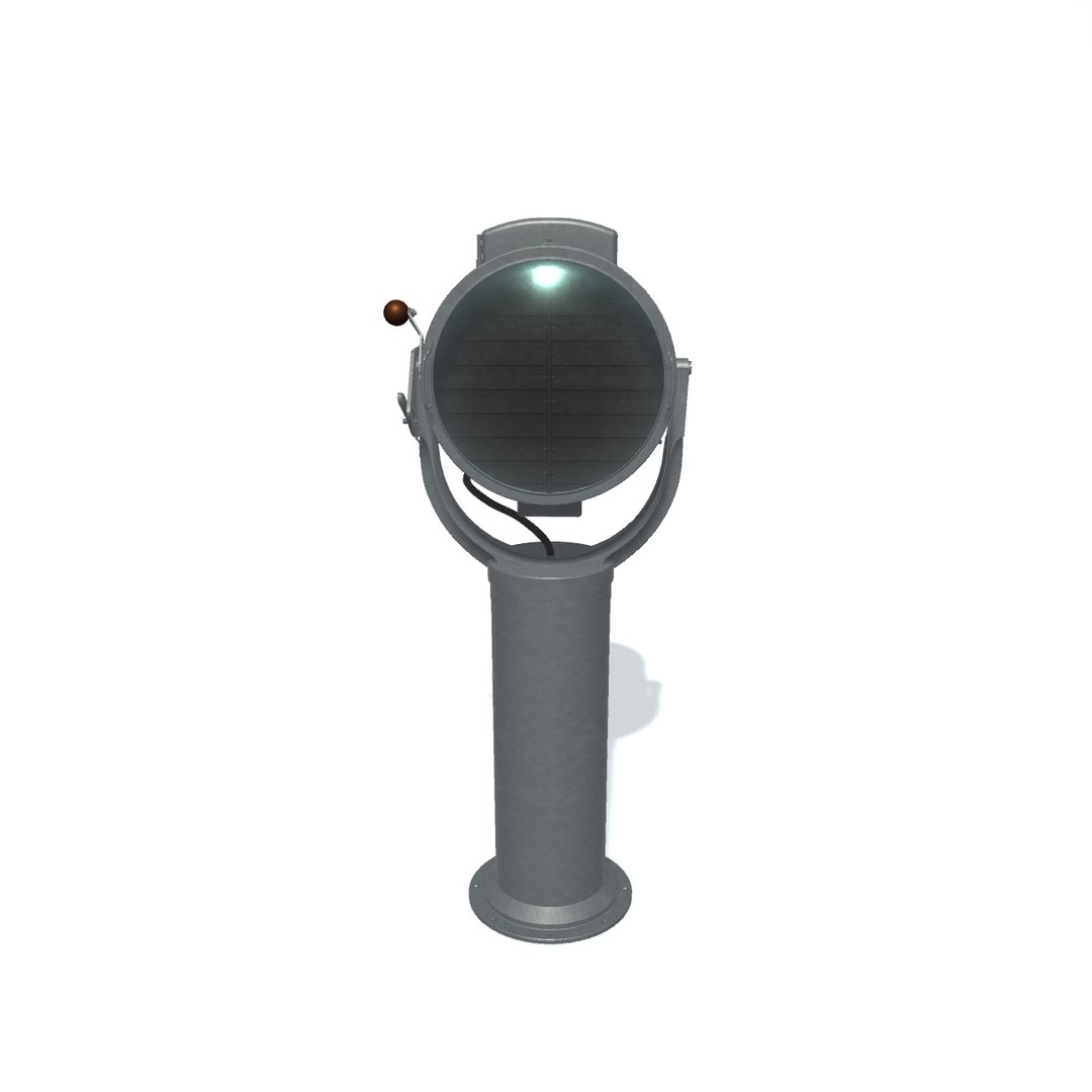 Ship Searchlight Mspl-45 2-m 3D Model - TurboSquid 1388371