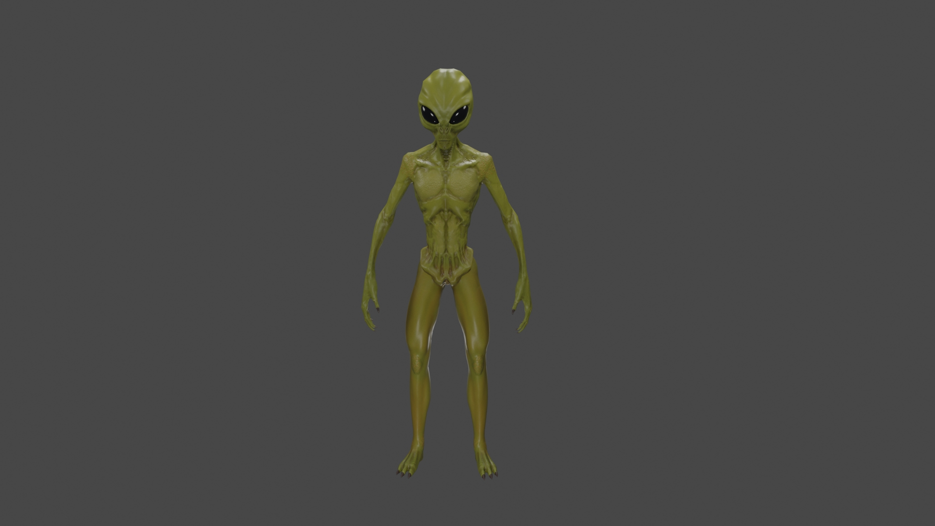 3D Alien Model - TurboSquid 2323768