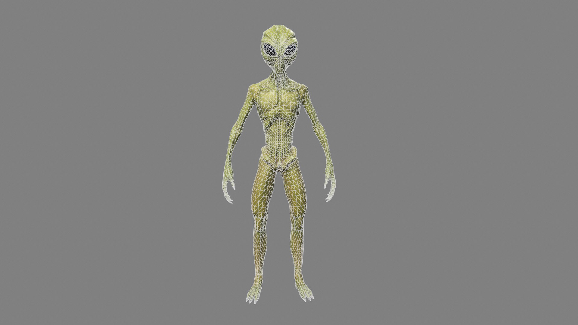 3D Alien Model - TurboSquid 2323768
