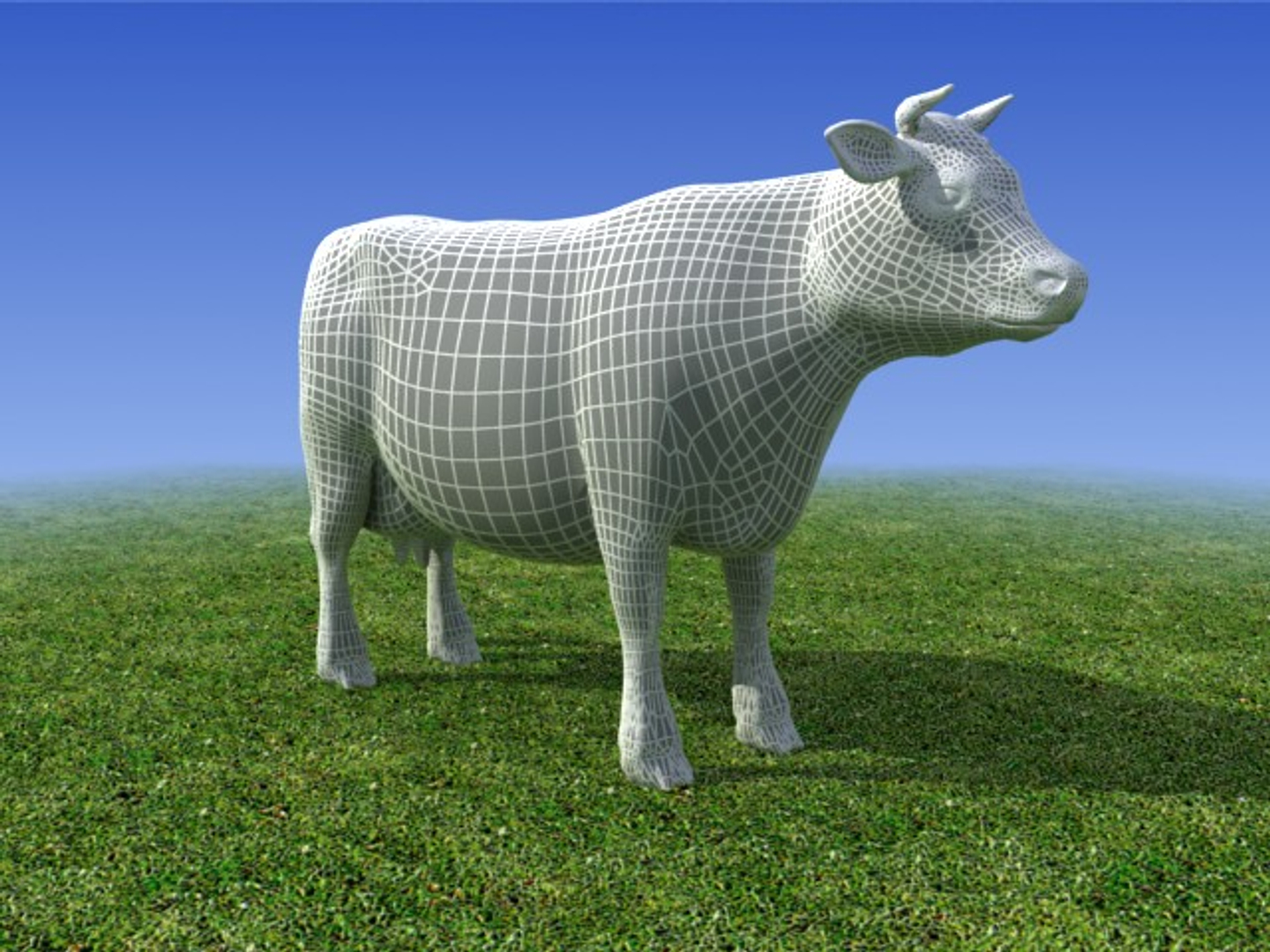 3d cow model