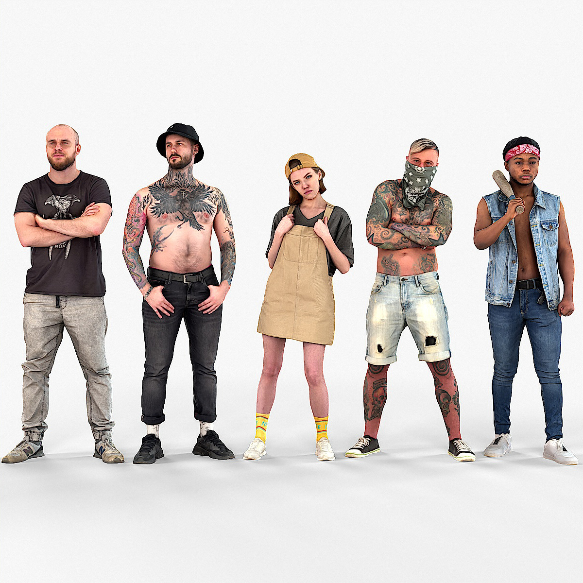 Photorealistic Characters Volume 04 3D model - TurboSquid 1847692