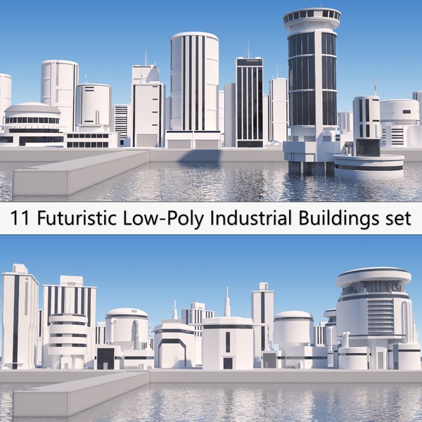 Futuristic Building glTF Models for Download | TurboSquid