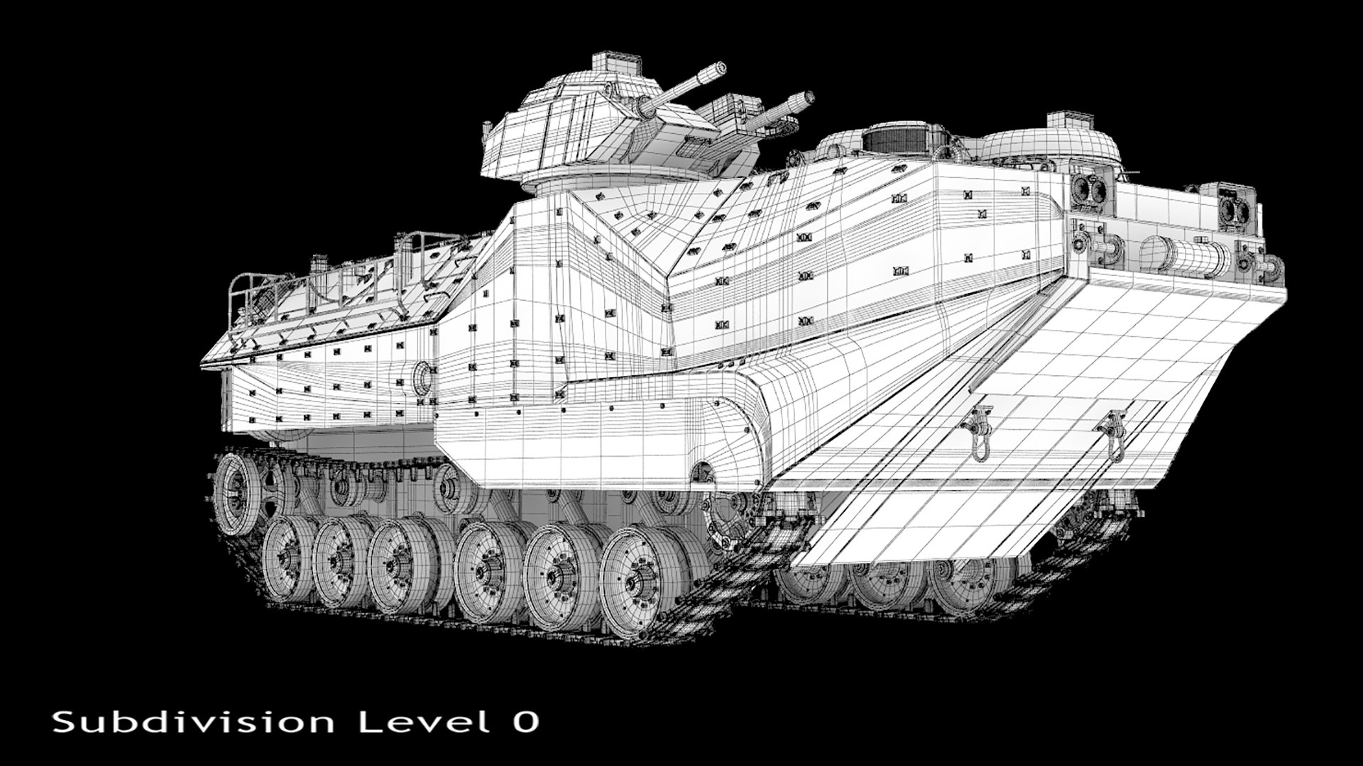 Amphibious Assault Vehicle Aavp-7a1 3D - TurboSquid 1182194
