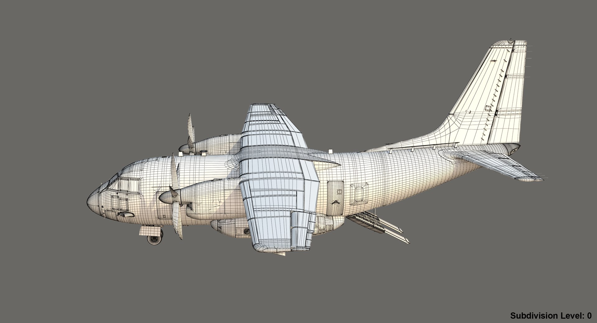 3d model c-27j spartan