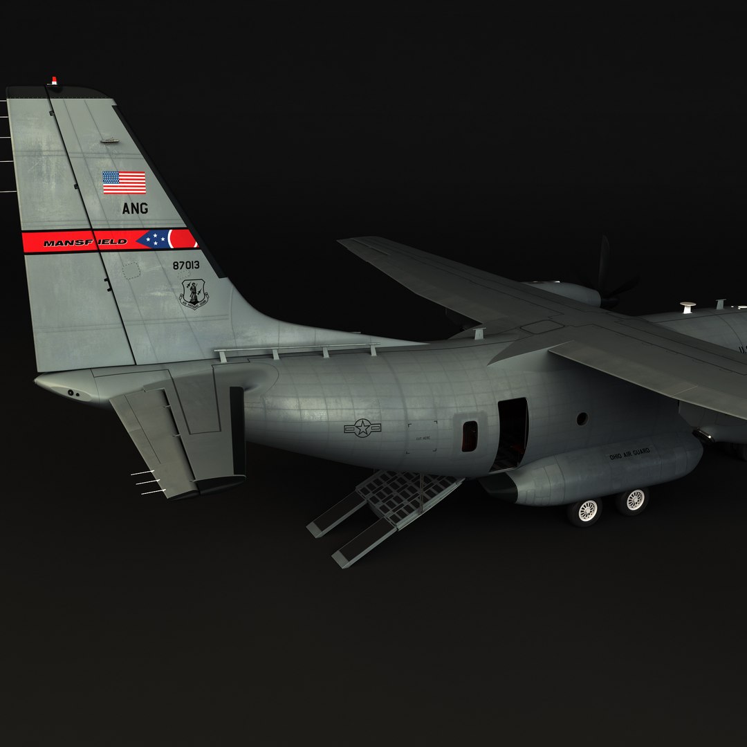 3d Model C-27j Spartan