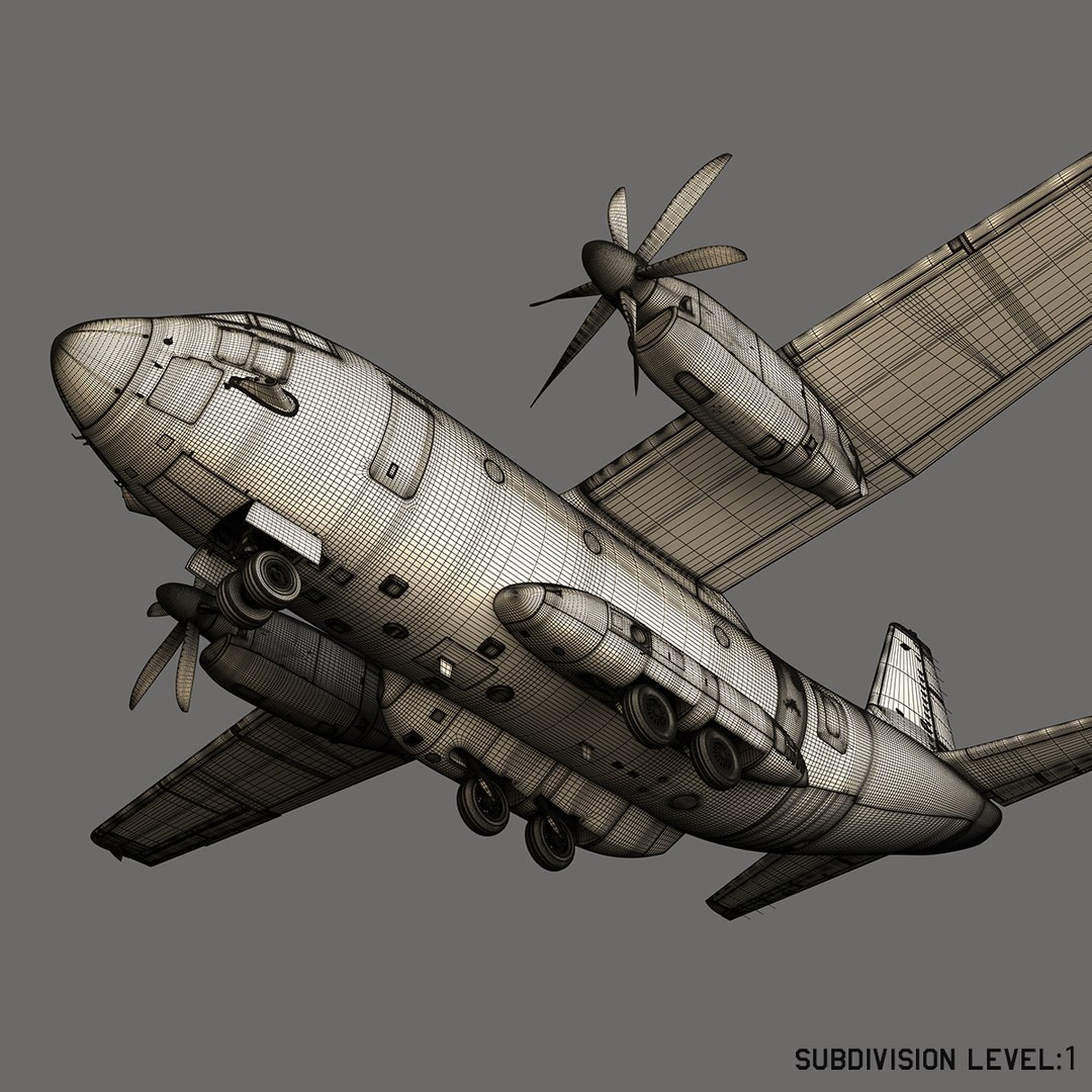 3d Model C-27j Spartan