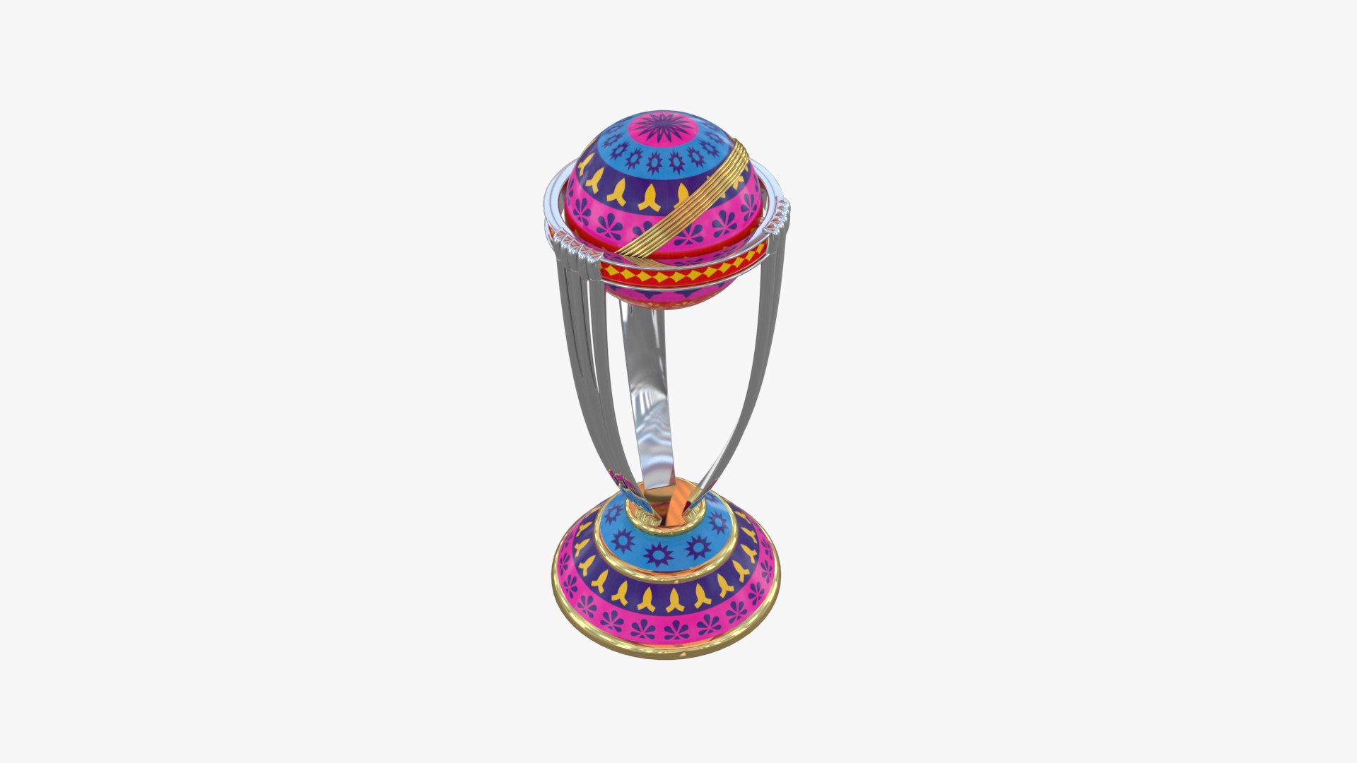 ICC Cricket World Cup Trophy 2023 Branding 3D Model - TurboSquid 2134319