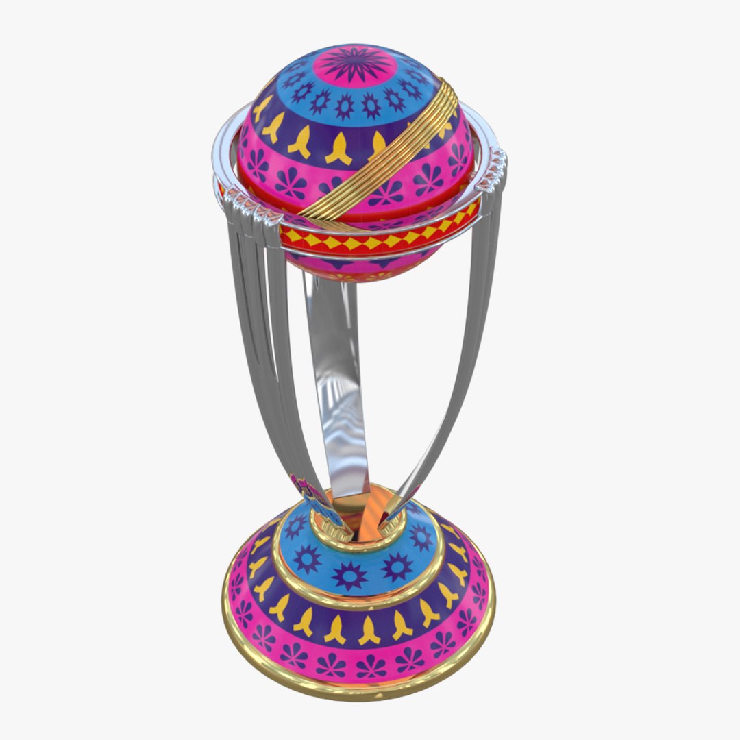 ICC Cricket World Cup Trophy 2023 Branding 3D Model - TurboSquid 2134319