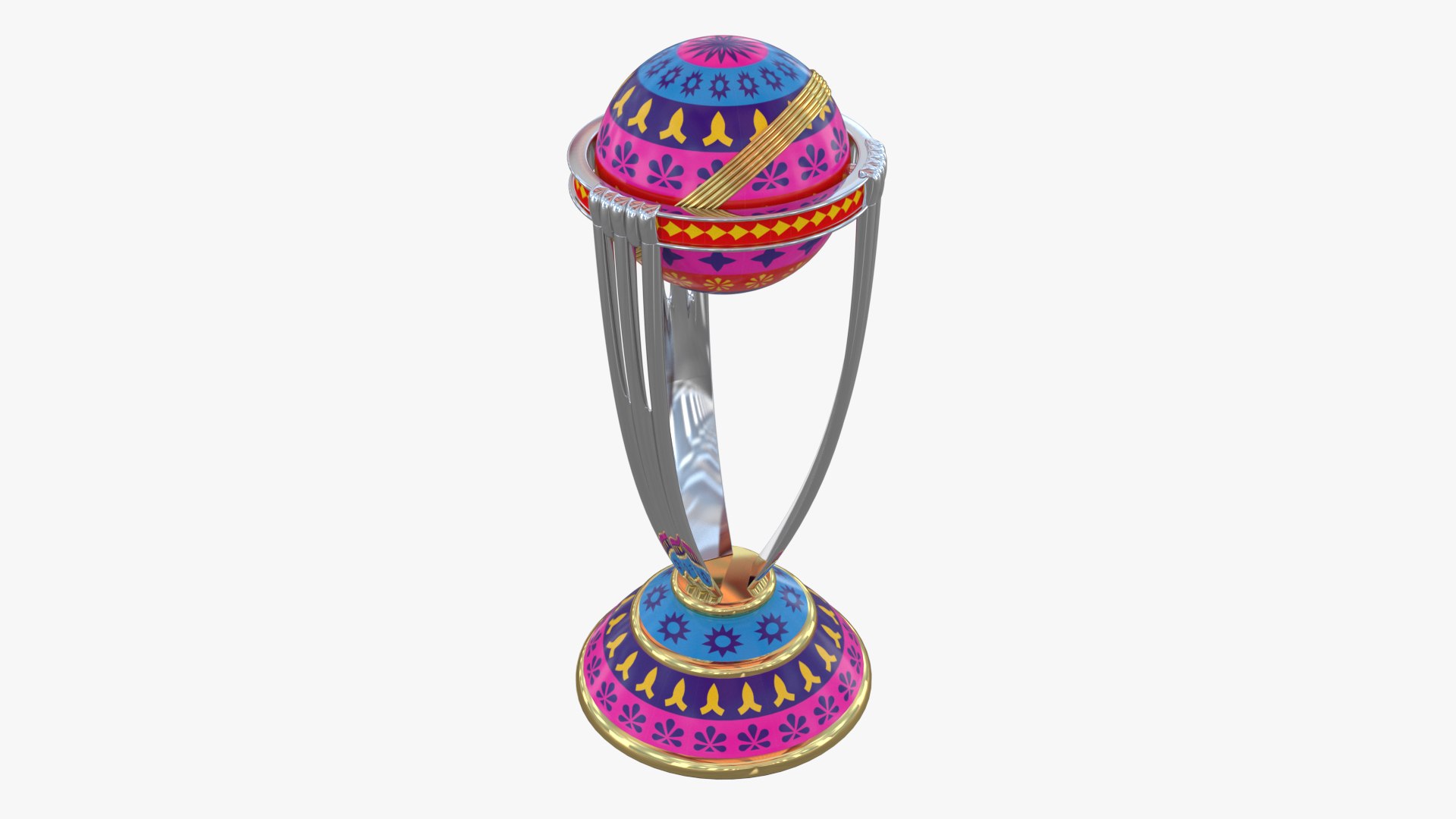 ICC Cricket World Cup Trophy 2023 Branding 3D Model - TurboSquid 2134319