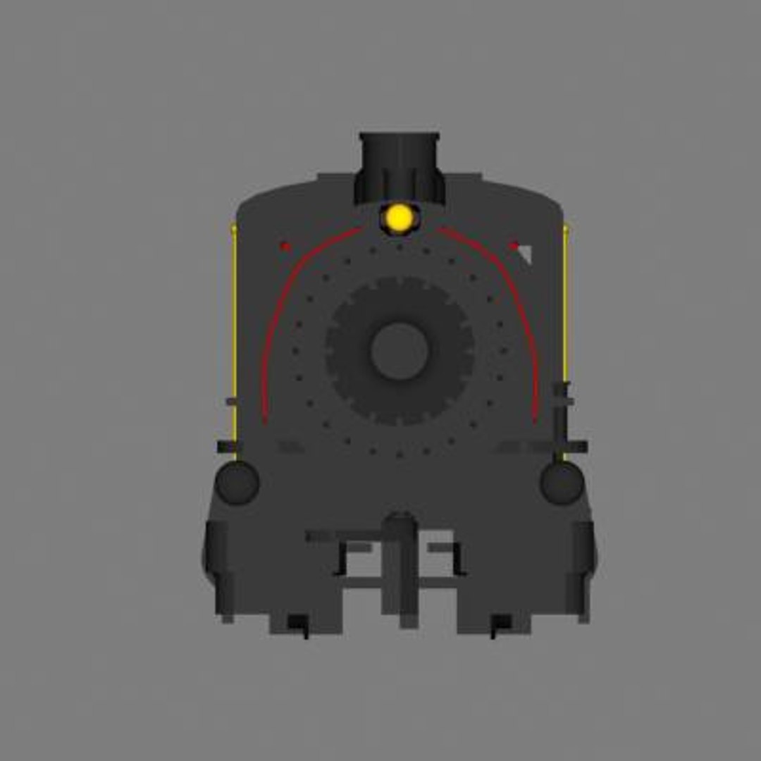 Engine Train 3d Model