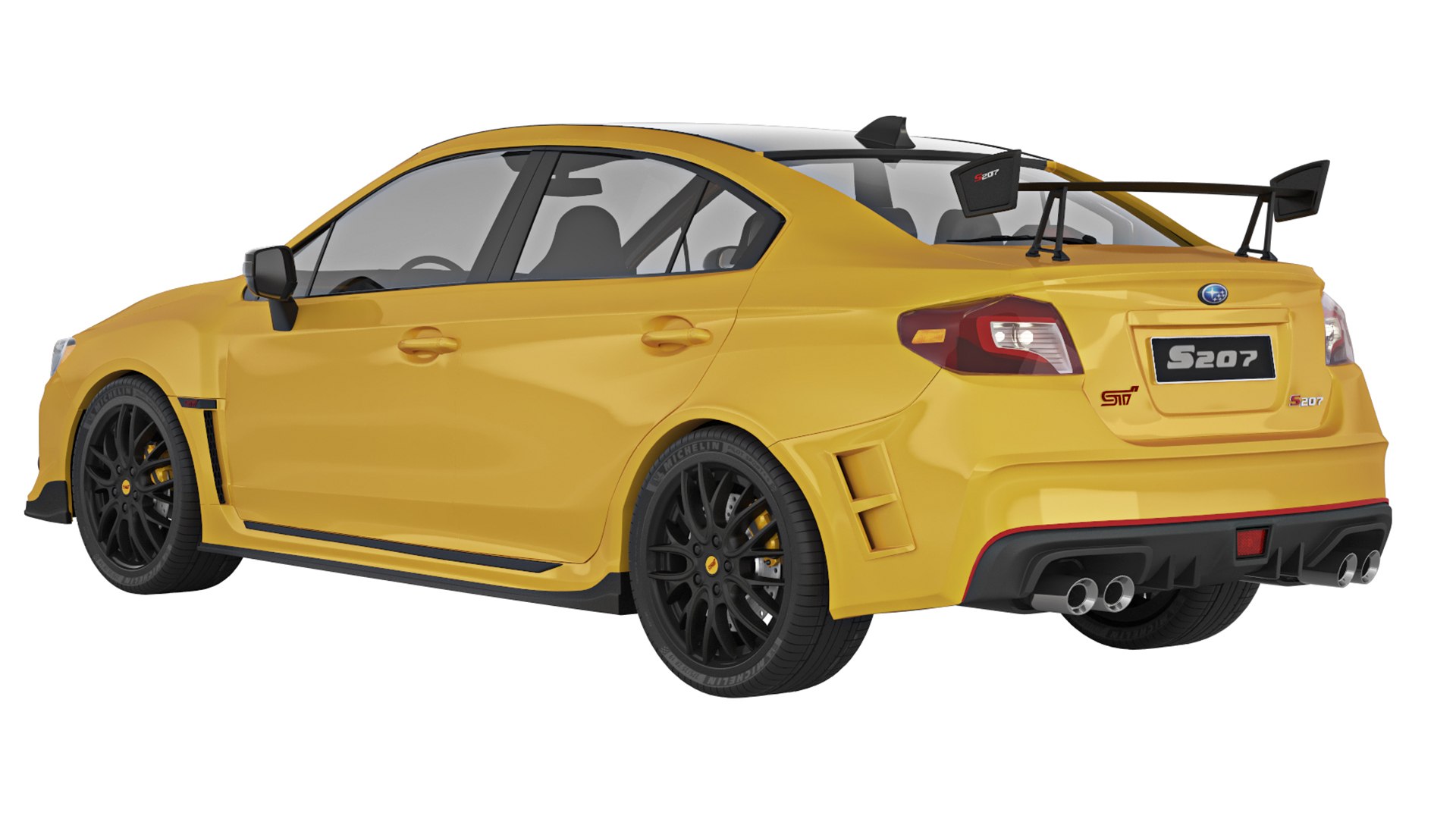 3D Subaru WRX STi S207 2016 - TurboSquid 1895385