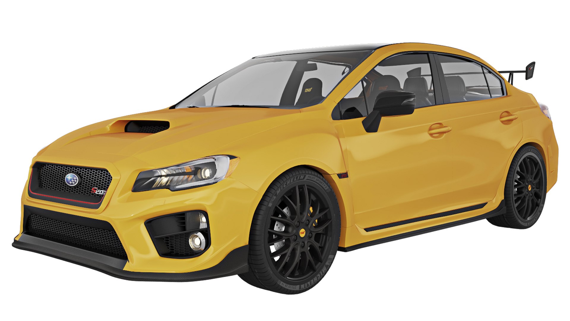 3D Subaru WRX STi S207 2016 - TurboSquid 1895385