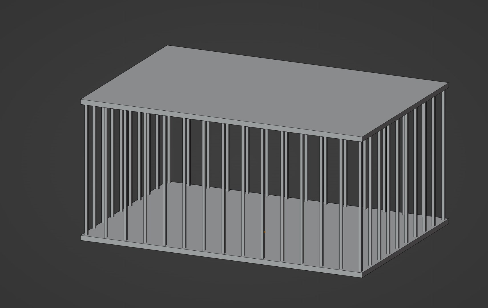 3D Prison Cage - TurboSquid 1869110