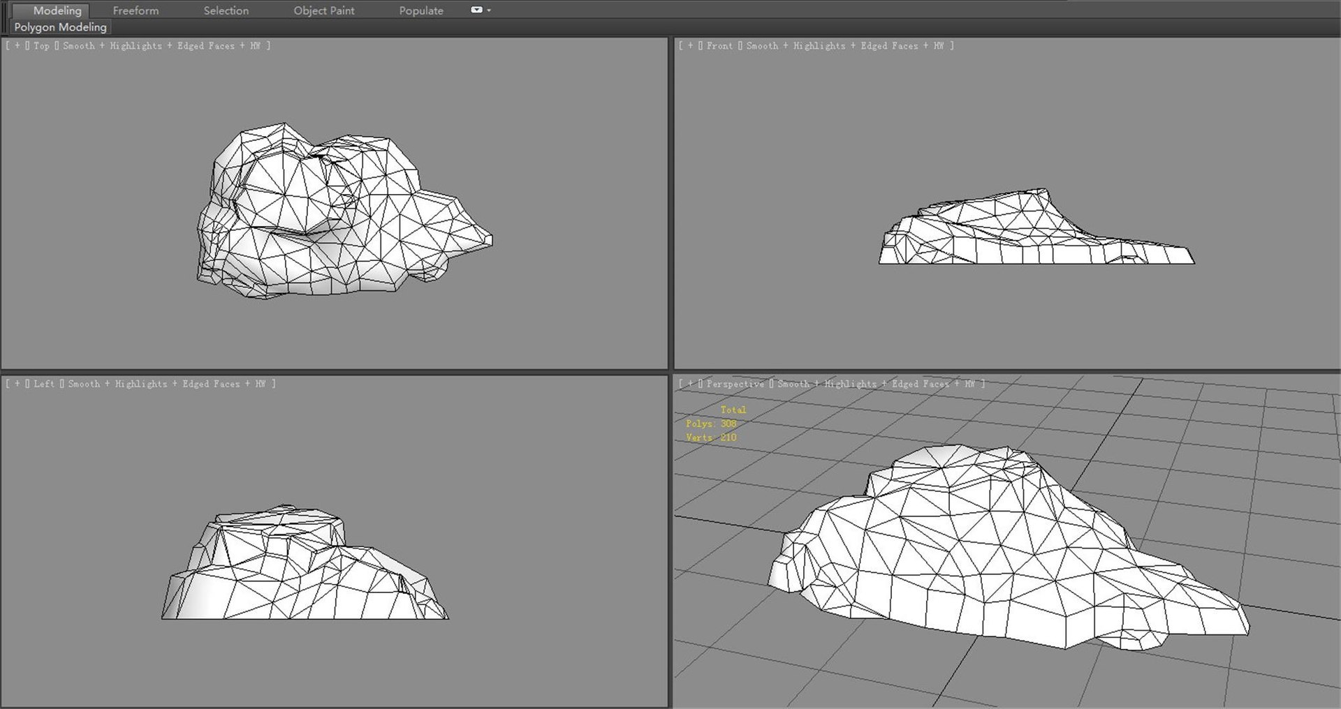 3D Moss Boulders - D - Mountains - Rock - Stone Model - TurboSquid 2259762