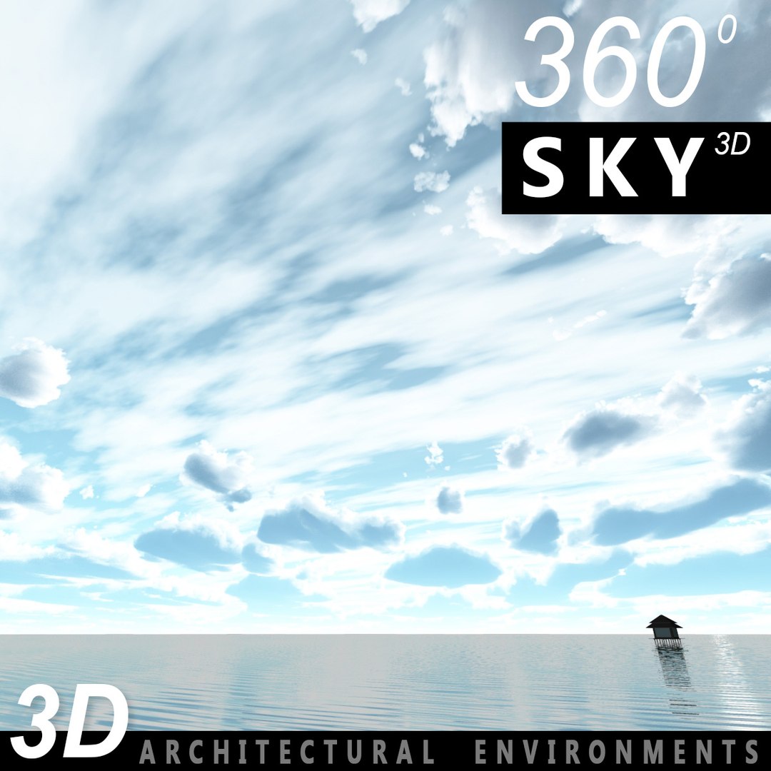 sky clouds 3d model