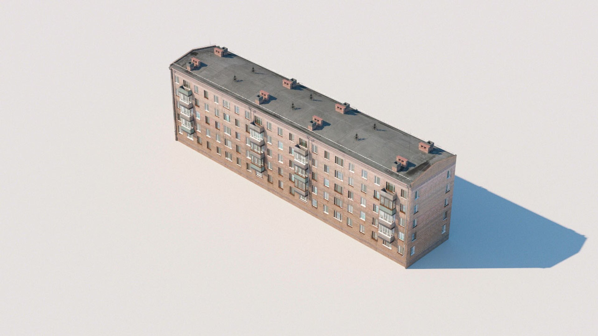 3D City Building Model - TurboSquid 1306405