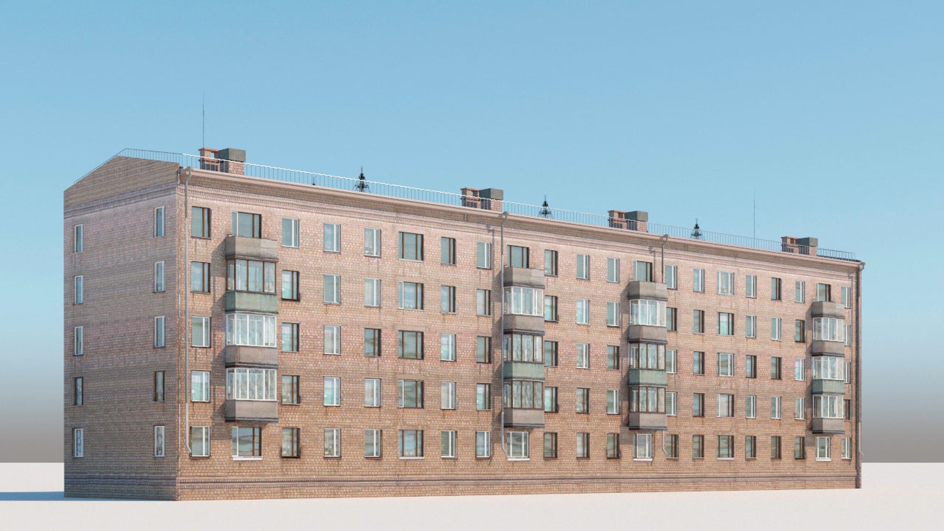 3D City Building Model - TurboSquid 1306405